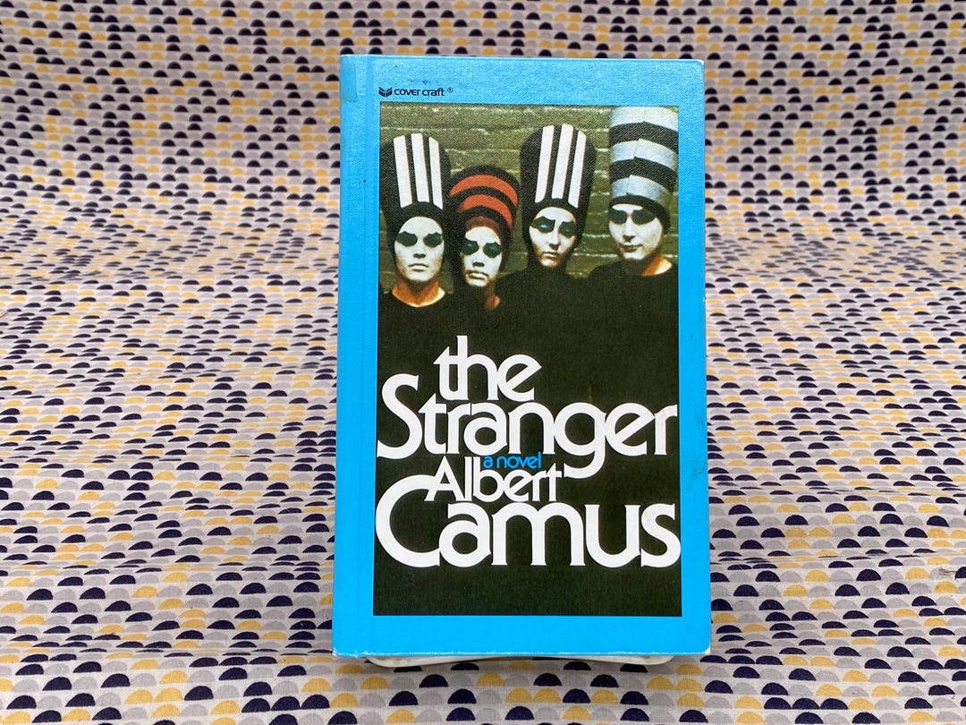 The Stranger Albert Camus Vintage Hardcover Book Cover Craft Edition - Etsy