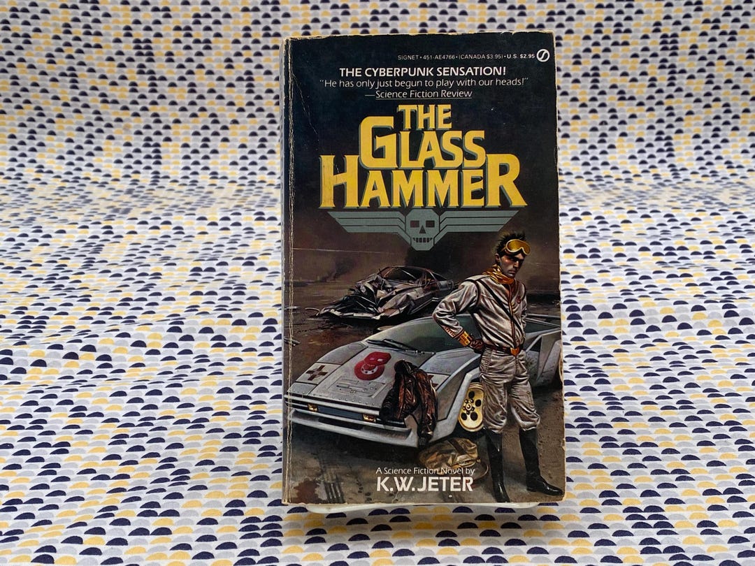 The Glass Hammer K.W. Jeter Dr. Adder Vintage Paperback Book 1987 ...