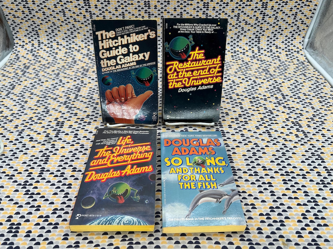 The Universe of Douglas Adams 4 Book Set Hitchhikers Guide Vintage ...