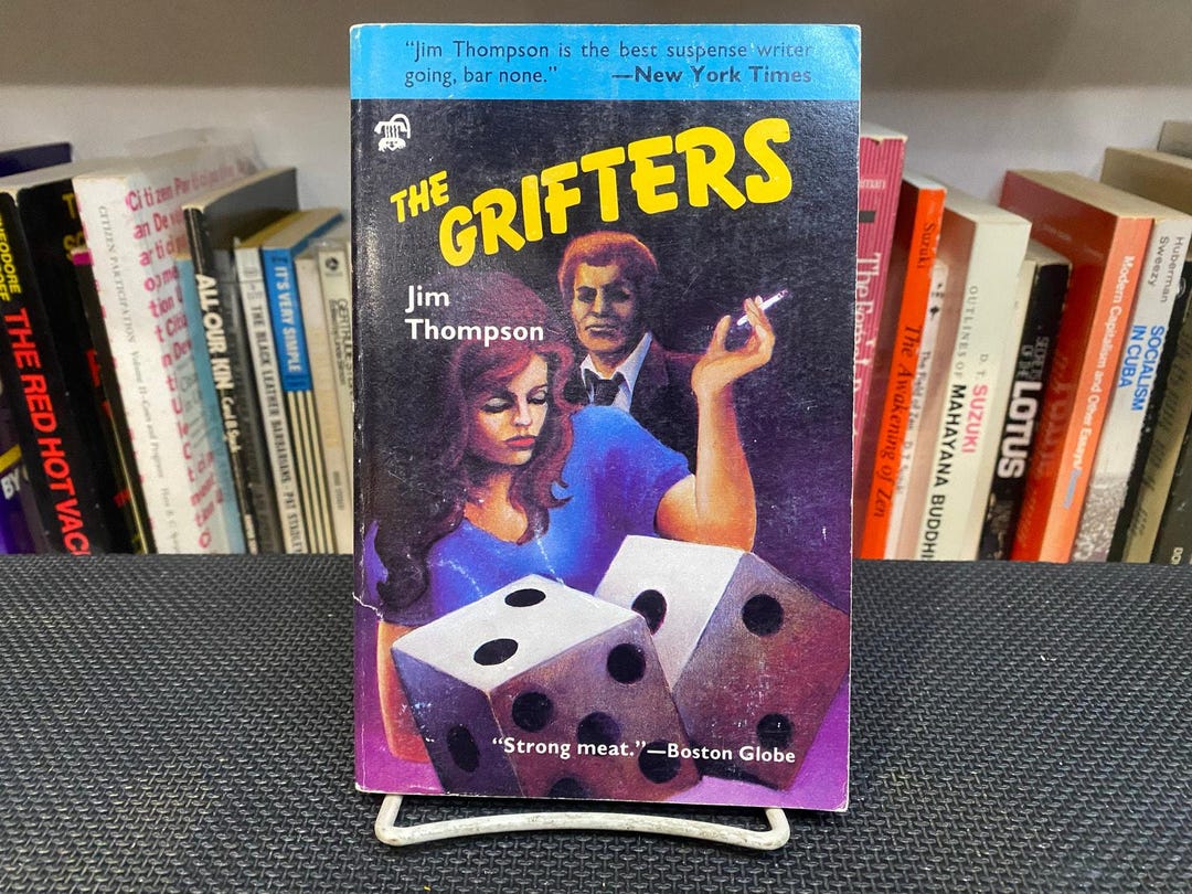 The Grifters - Jim Thompson - Vintage Paperback Book - Black Lizard ...