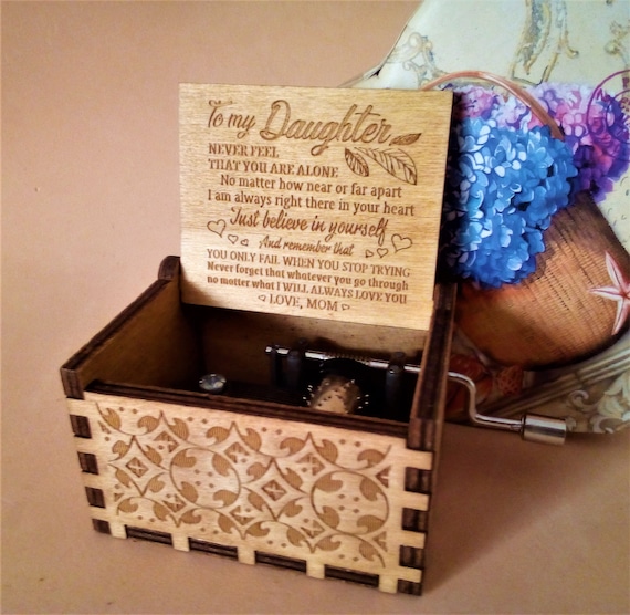 To Daughter From Mom Music Box Gift You Are My Sunshine Music - Etsy