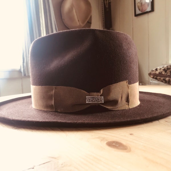 Felt Roll Brim Hat - Etsy