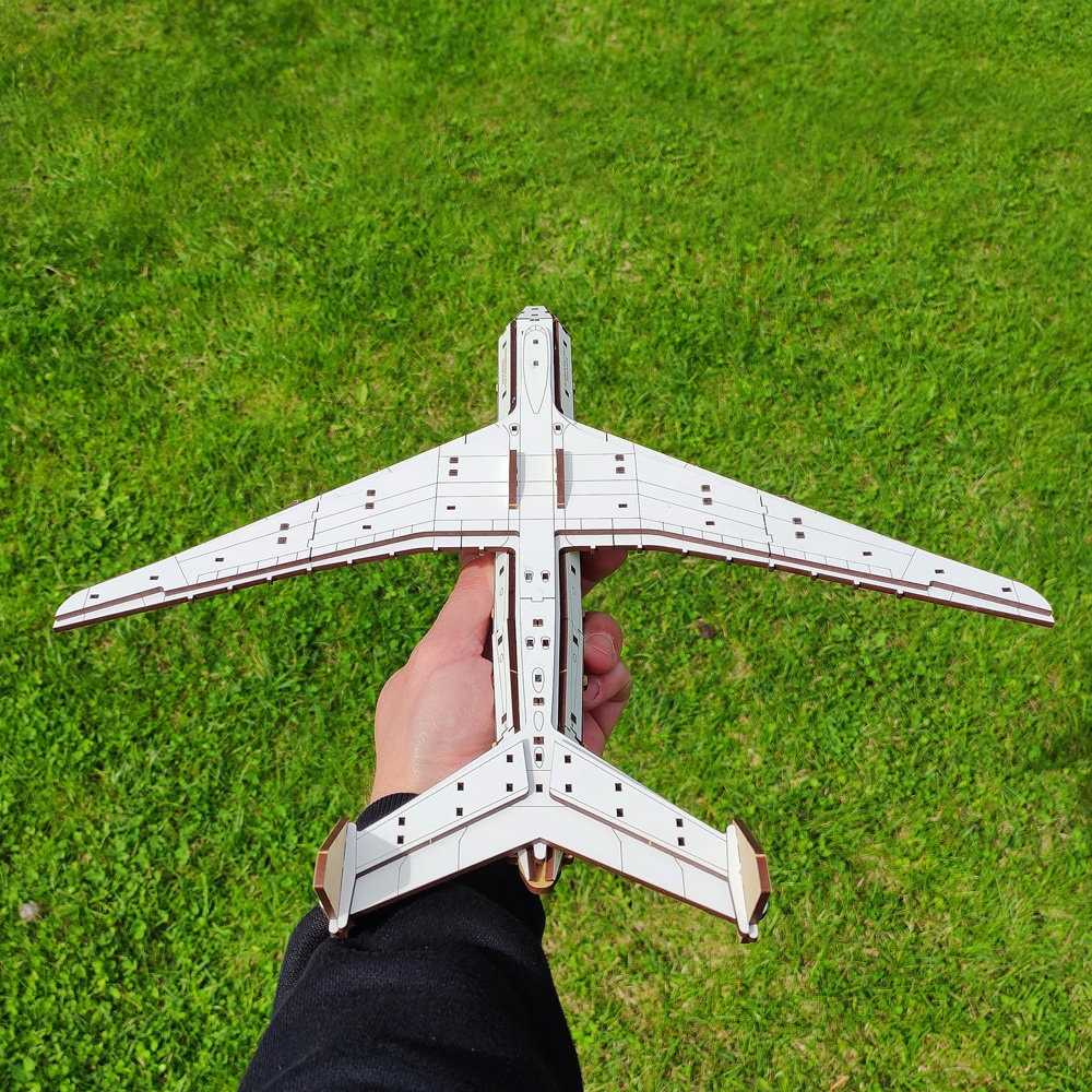 Wooden 3D Aircraft Model Mriya AN-225 Model Plane Kit DIY - Etsy