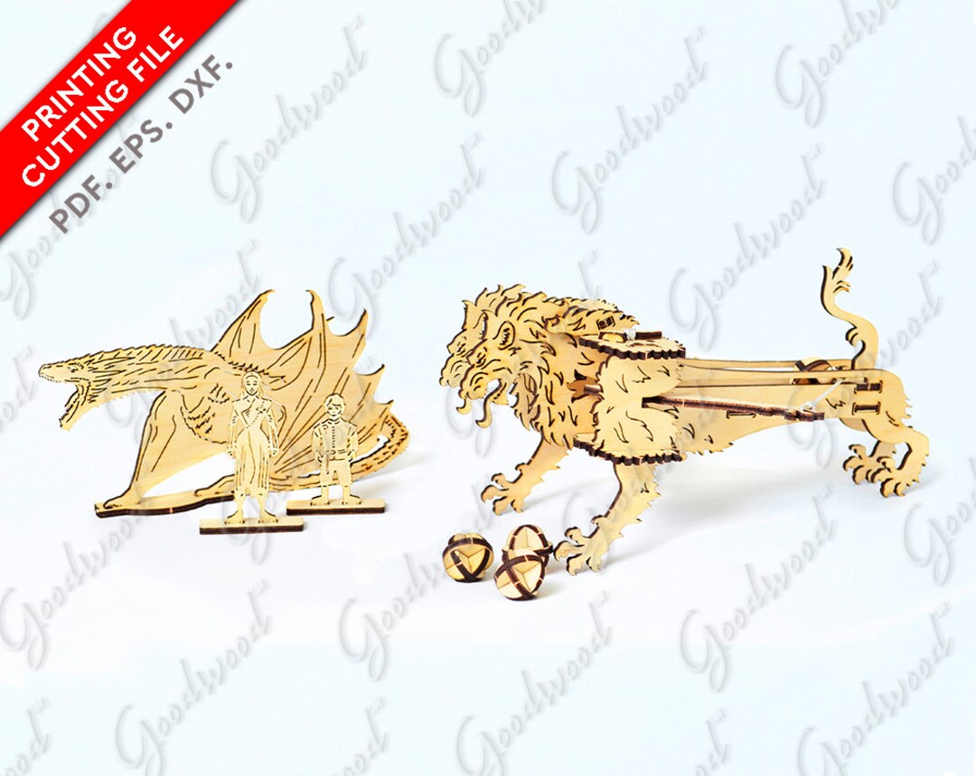 Laser Cut Files Ballista SVG DXF Cdr EPS Pdf Wooden Crossbow - Etsy