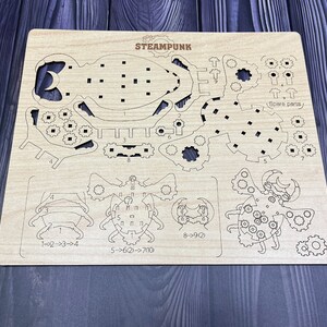 Steampunk Beetle SVG DXF Cdr Eps Pdf, Laser Cut Files, Steam Punk ...