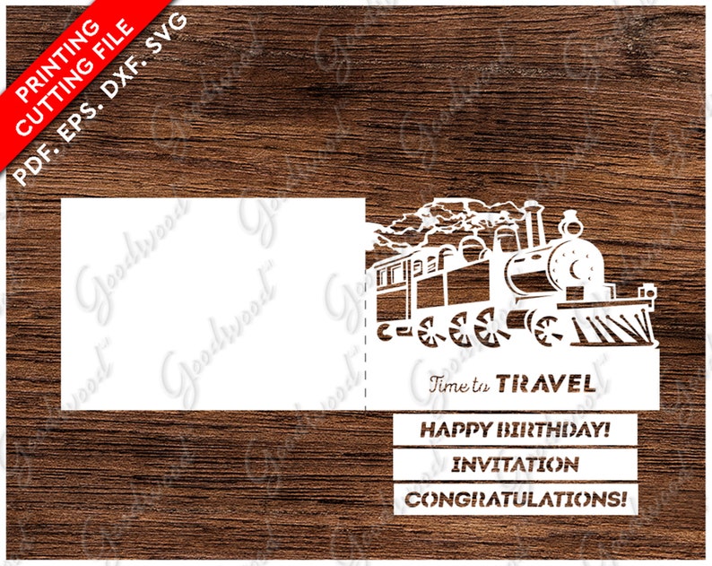 Invitation Birthday for Men for Boy SVG DFX EPS Laser - Etsy