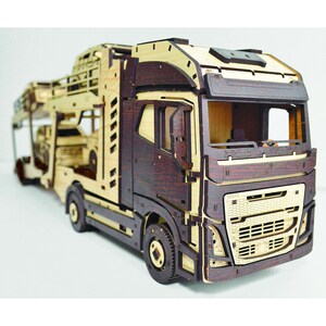 Wooden Truck Trailer With Car 3DBRT , 3D Models | Wooden Toy Car ...