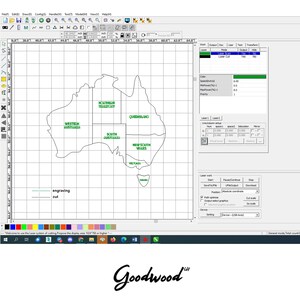 Wall Map of Australia SVG Puzzle, Laser Cut Files Cdr DXF, Template Map ...