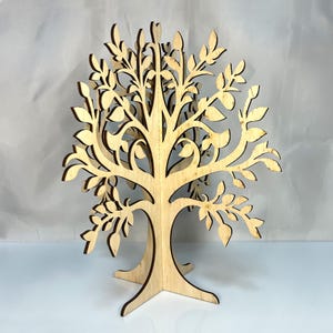 Laser Cut Jewelry Tree Template SVG DXF, Earring Holder, Necklace ...
