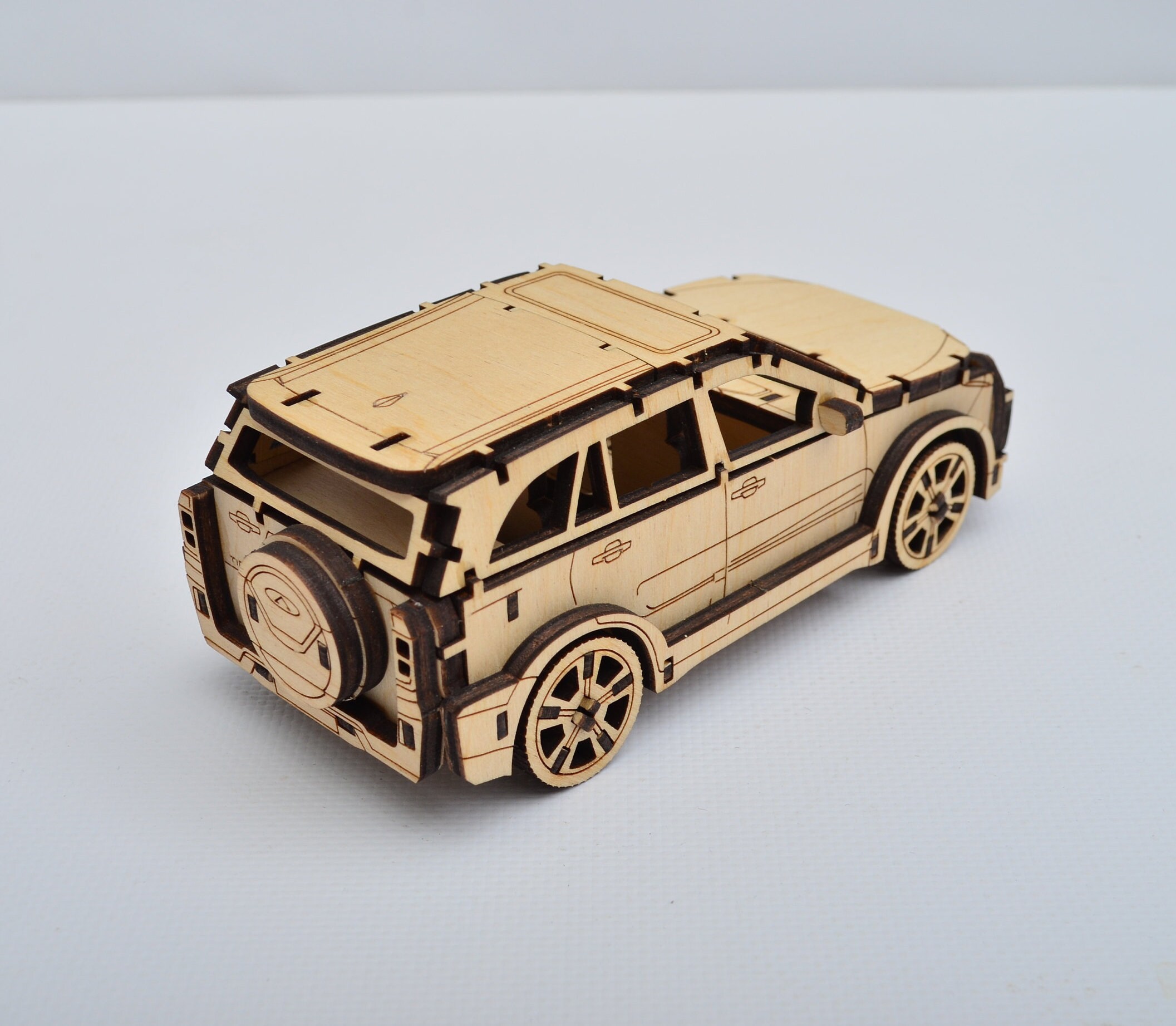 Laser Cut files Cherry 3D Car Vector file DXF EPS PDF digital | Etsy