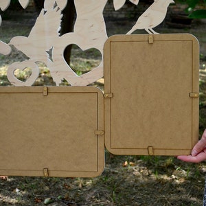 Digital File Photo Frame Family Collage, Vector File SVG DXF EPS, Photo ...