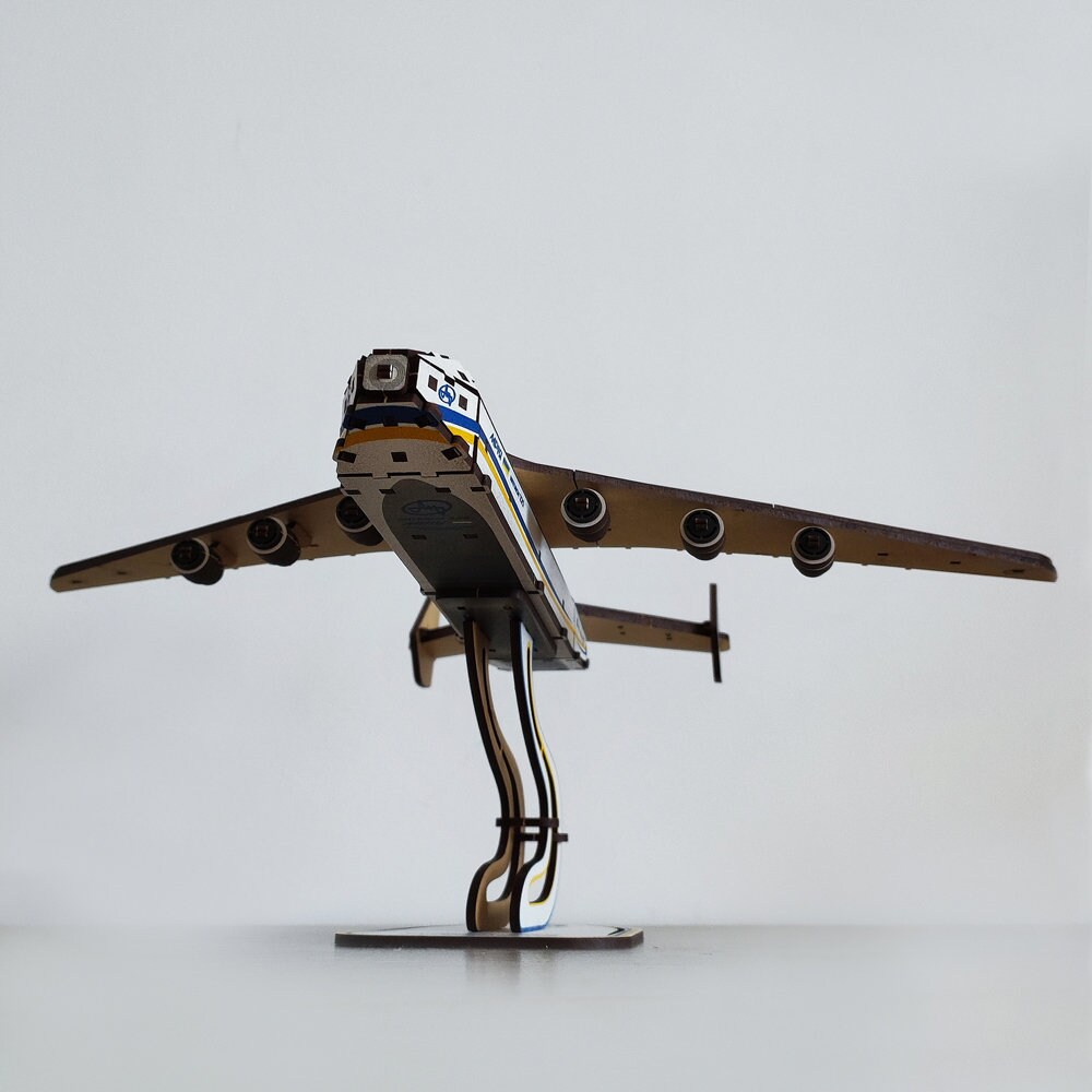Wooden 3D Aircraft Model Mriya AN-225 Model Plane Kit DIY - Etsy