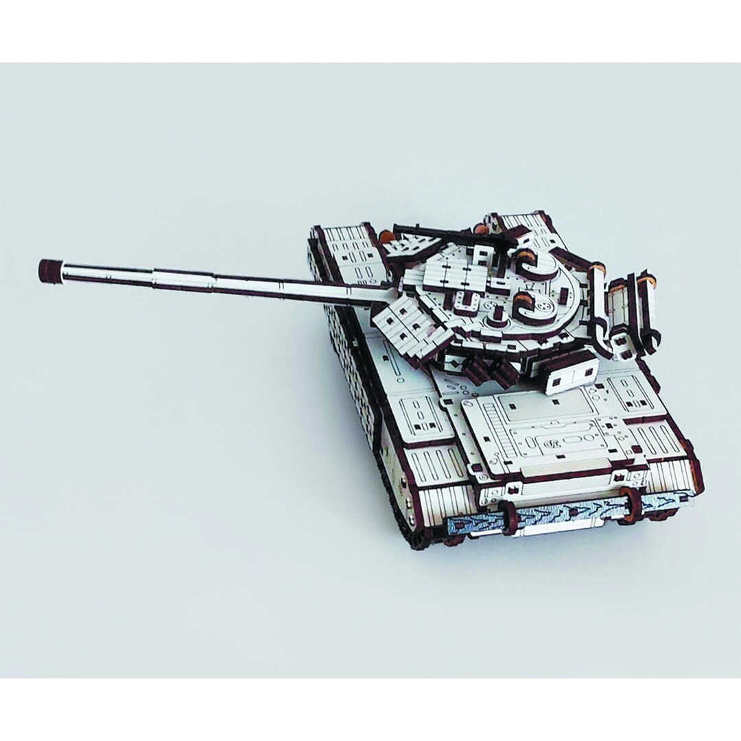 3D Wooden TANK T-64 3DBRT Model Assembly Kit Mechanical 3D - Etsy