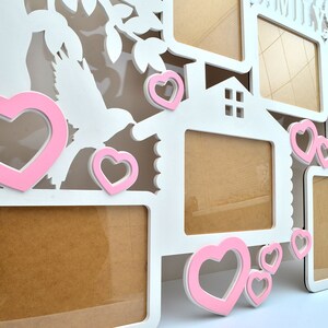 Digital File Photo Frame Family Collage Vector File SVG DXF - Etsy