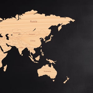 World Political Map With Countries SVG DXF EPS, Vector Files of Laser ...