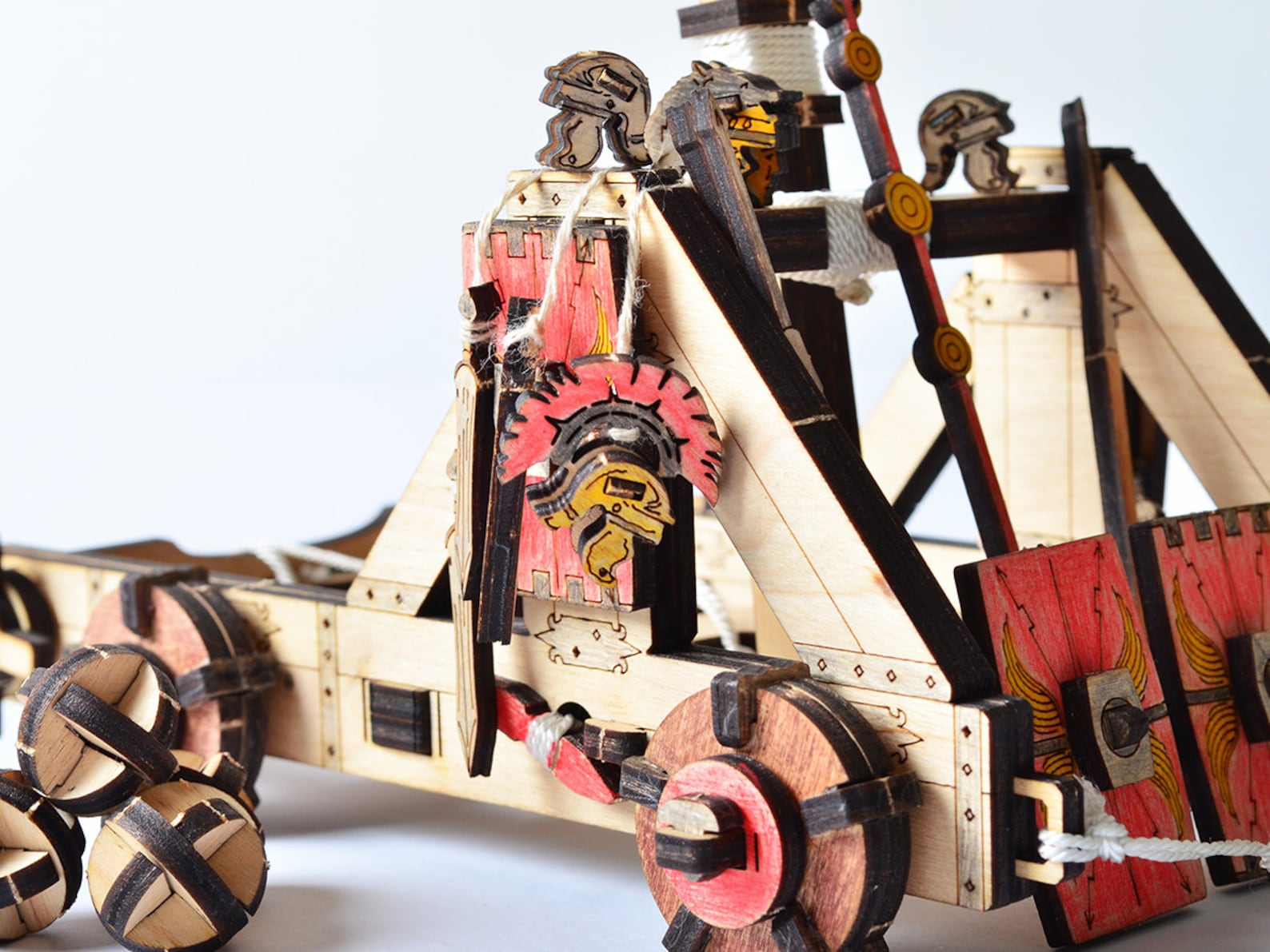 Vector Files 3.7mm Wood Catapult Laser Cut Files Mechanical | Etsy