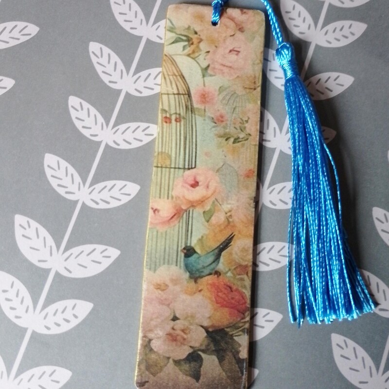 Decoupage Bookmark - Etsy