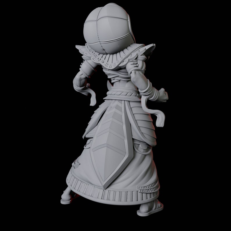 Screaming Undead Pharaoh Miniature for D&D, Dungeons and Dragons ...