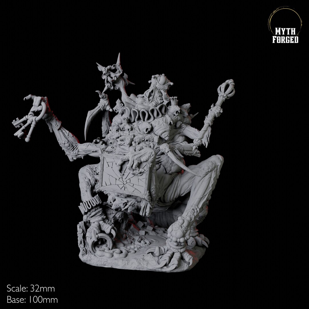 Disgusting Mutant Ratfolk Arch Bishop Miniature for D&D, Dungeons and ...