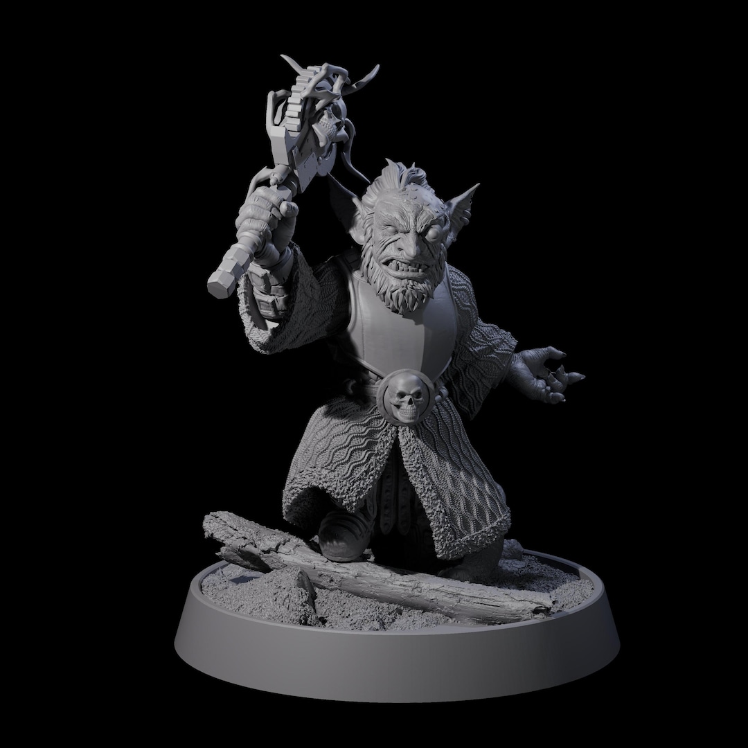 Sparking Goblin Grenadier B Miniature for D&D, Dungeons and Dragons ...