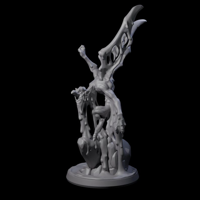 Sticky Mud Mephit Miniature for D&D, Dungeons and Dragons, Pathfinder ...