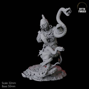 Yuan-ti Malison Snake Charmer Miniature A for D&D, Dungeons and Dragons ...