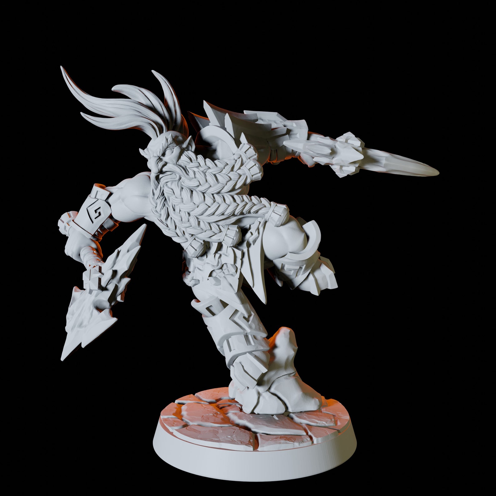 Six Fire Dwarf Miniatures for D&D Dungeons and Dragons - Etsy UK