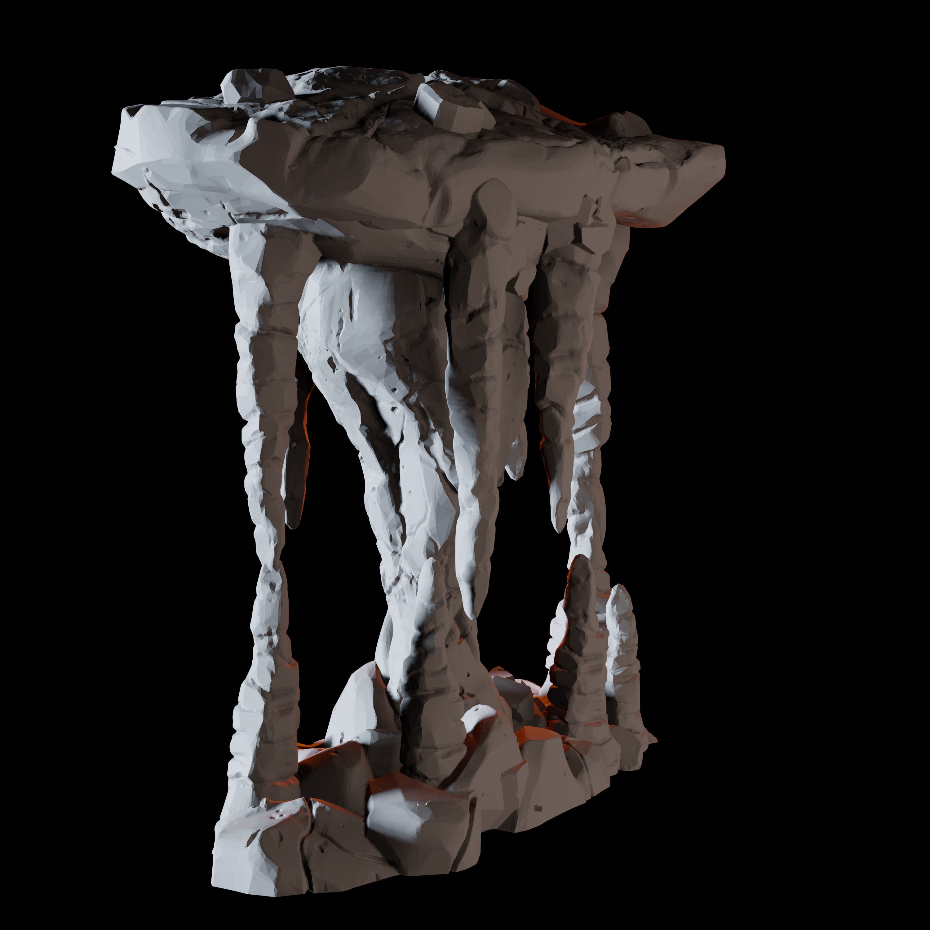 Rock Platform B Cave Scatter Terrain Miniature for D&D - Etsy