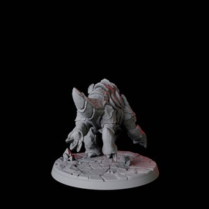 Four Burrowing Bulette Miniatures for D&D, Dungeons and Dragons ...