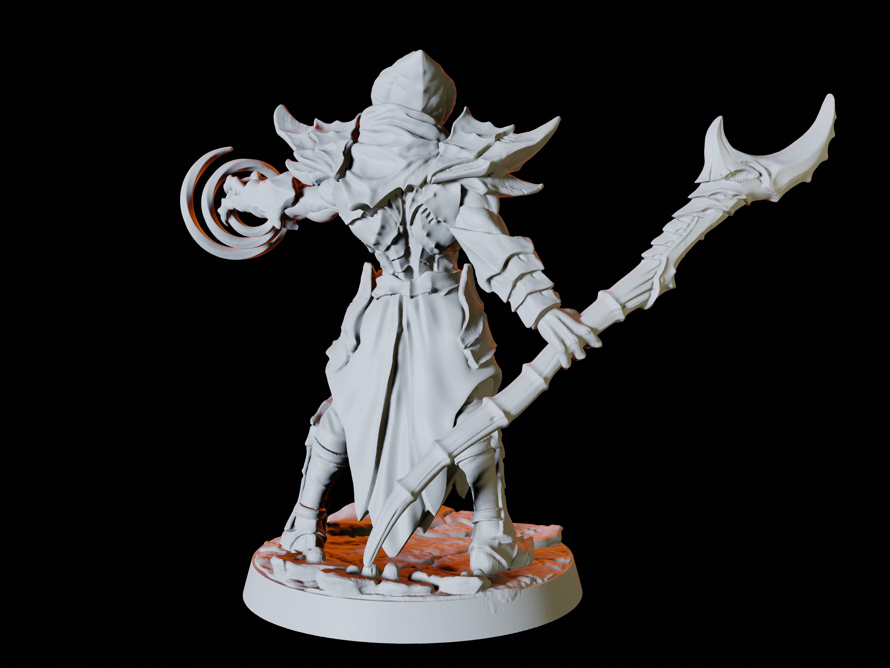Six Mind Flayer Illithid Army Set Warriors Miniature for D&D, Dungeons ...
