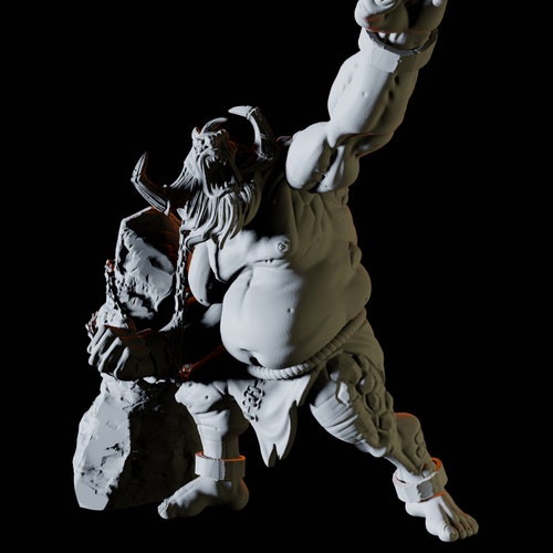 Hill Giant Miniature for D&D Dungeons and Dragons Pathfinder - Etsy