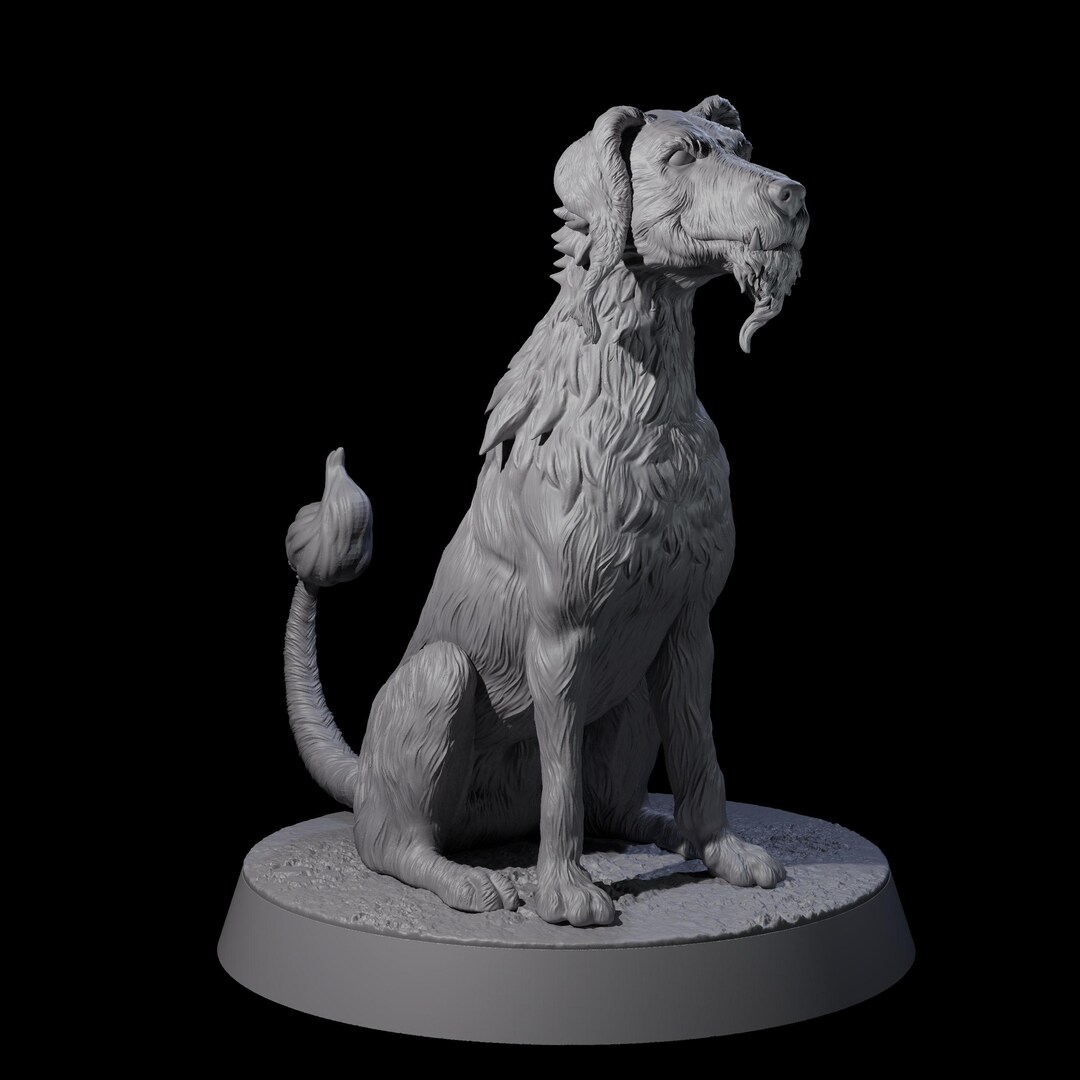Good Boy Blink Dog Miniature for D&D, Dungeons and Dragons, Pathfinder ...