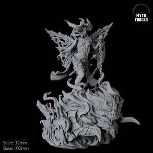 Eiseth, the Hell's Valkyrie Miniature for D&D, Dungeons and Dragons ...