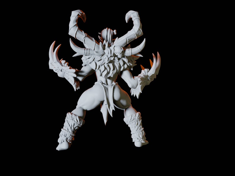 Female Orc Shaman Fighter Miniature for D&D Dungeons and - Etsy UK