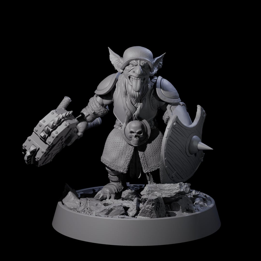 Sparking Goblin Grenadier L Miniature for D&D, Dungeons and Dragons ...