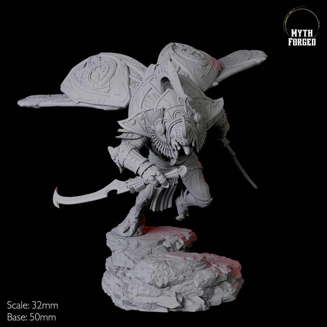 Giant Scarab Warrior Miniature D for D&D, Dungeons and Dragons ...