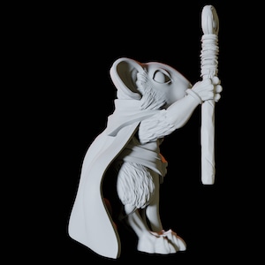 Three Mousling, Mice Priests or Clerics Miniature for D&D, Dungeons and ...