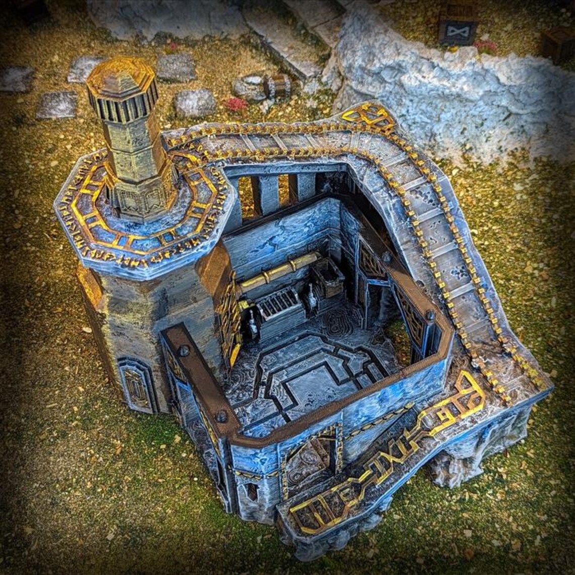 Dwarven Smelting House Building Scatter Terrain for D&D, Dungeons and ...