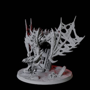 Undead Bone Dragon Dracolich Miniature: D&D, Pathfinder, Tabletop Games ...