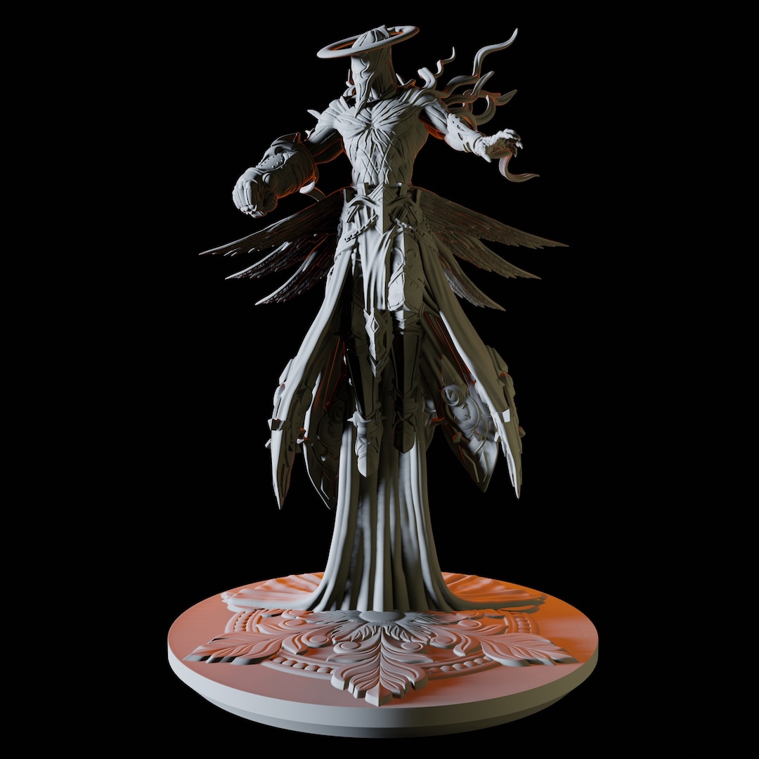 Ascended Monk Celestial Miniature for D&D, Dungeons and Dragons ...