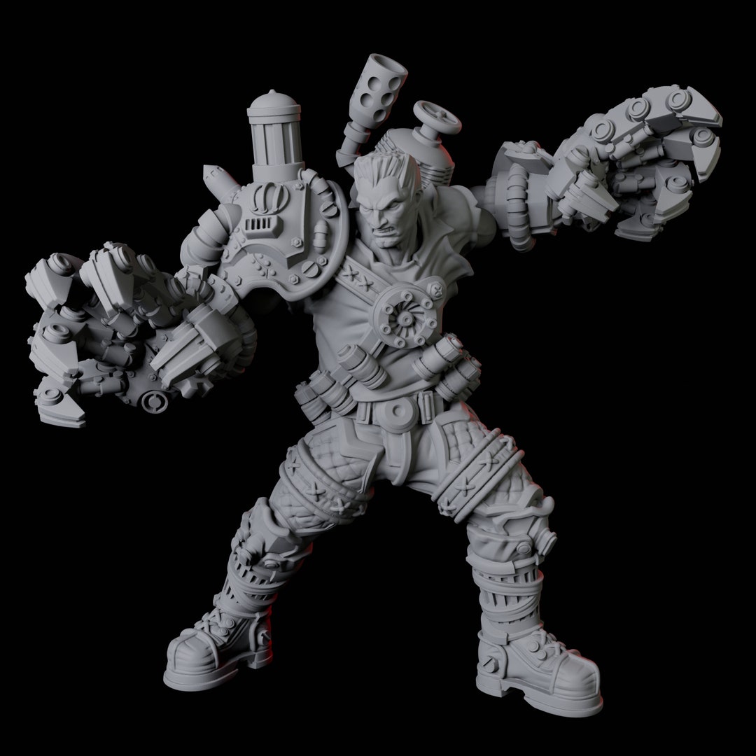Goliath Cyborg Miniature for D&D, Dungeons and Dragons, Pathfinder and ...