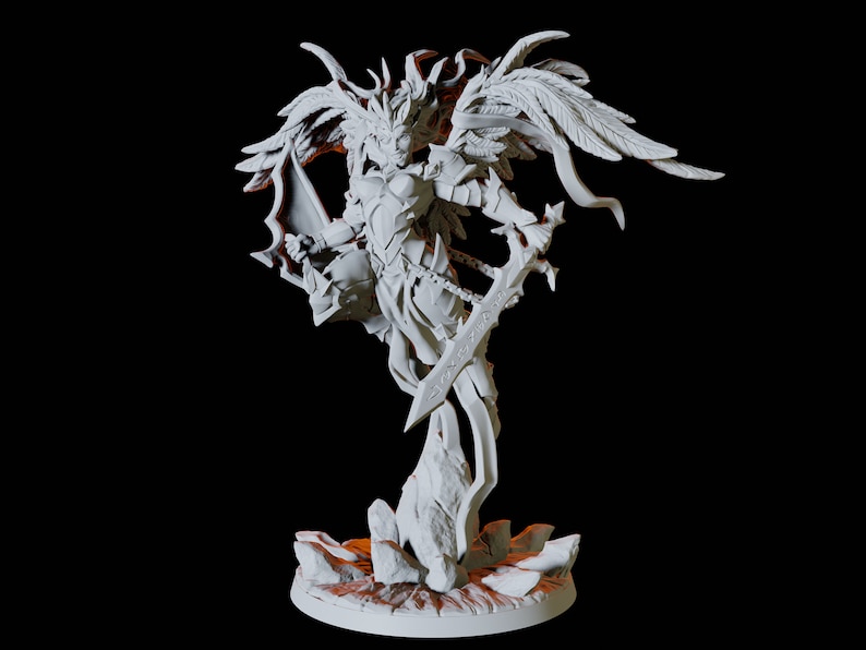 Deva Planetar or Solar Miniature for D&D Dungeons and | Etsy UK