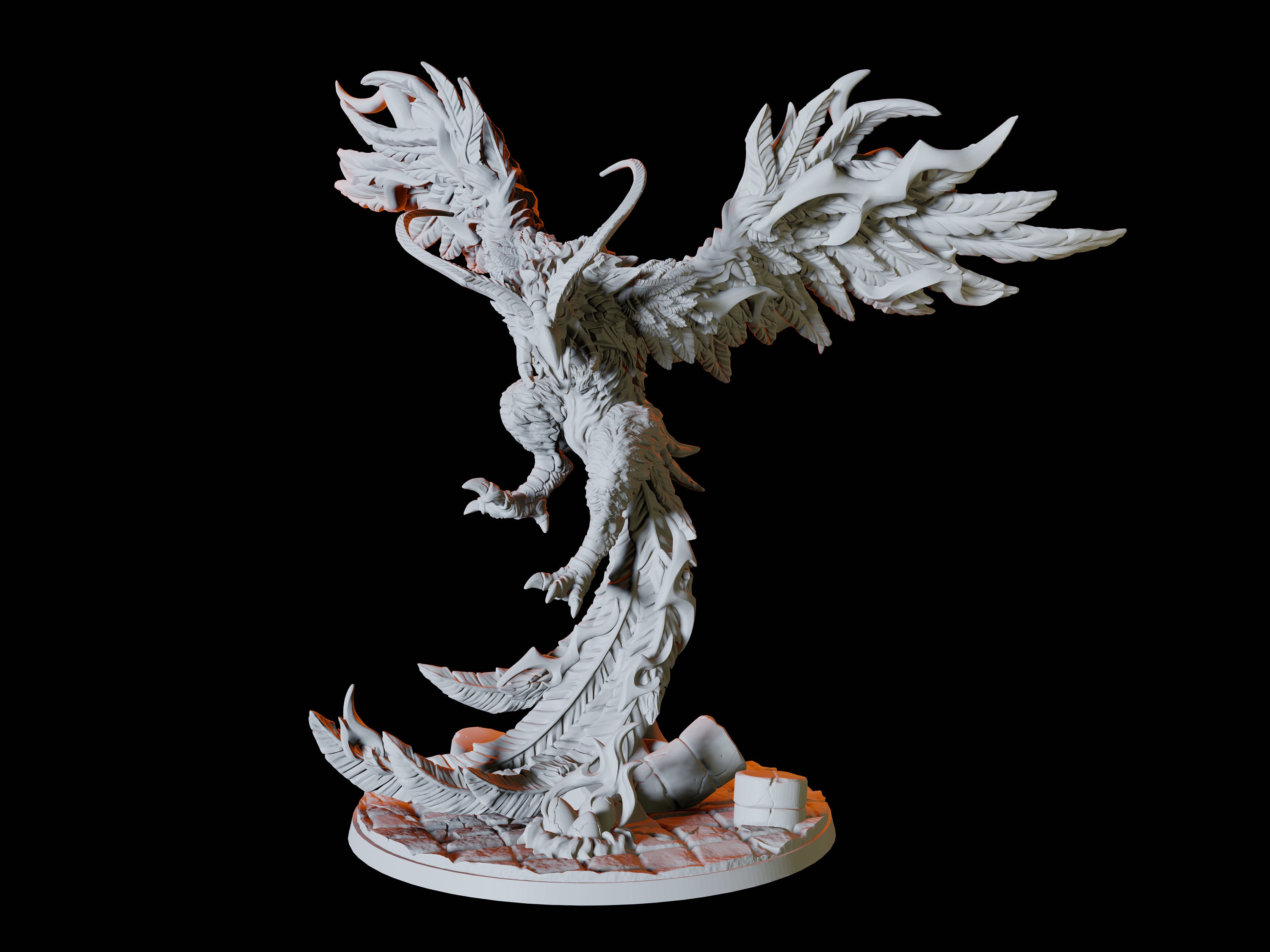 Phoenix Miniature for D&D Dungeons and Dragons Pathfinder - Etsy UK