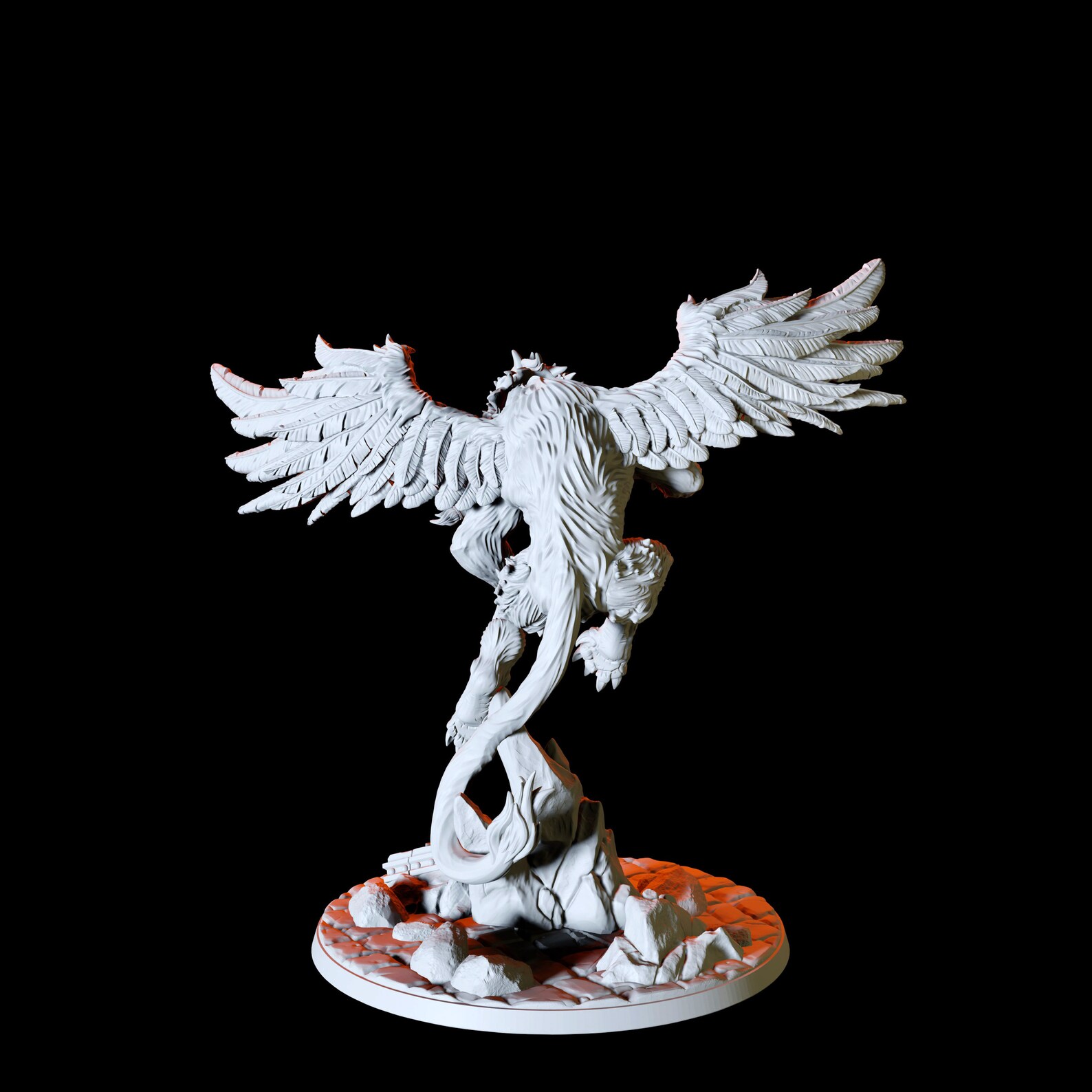 Winged Lion Miniature for D&D, Dungeons and Dragons, Pathfinder and ...