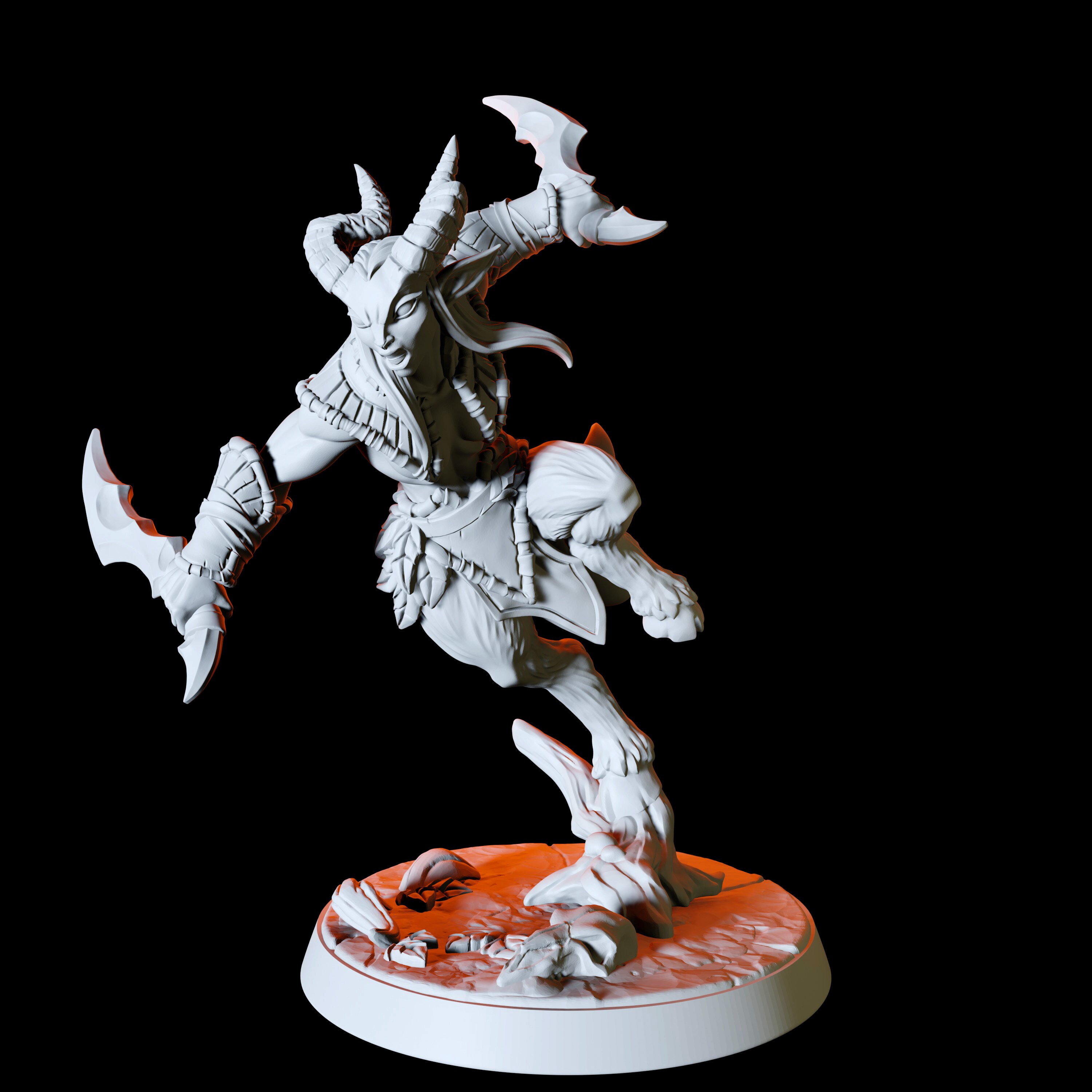 Six Satyr Fey Warriors Soldiers for D&D, Dungeons and Dragons ...