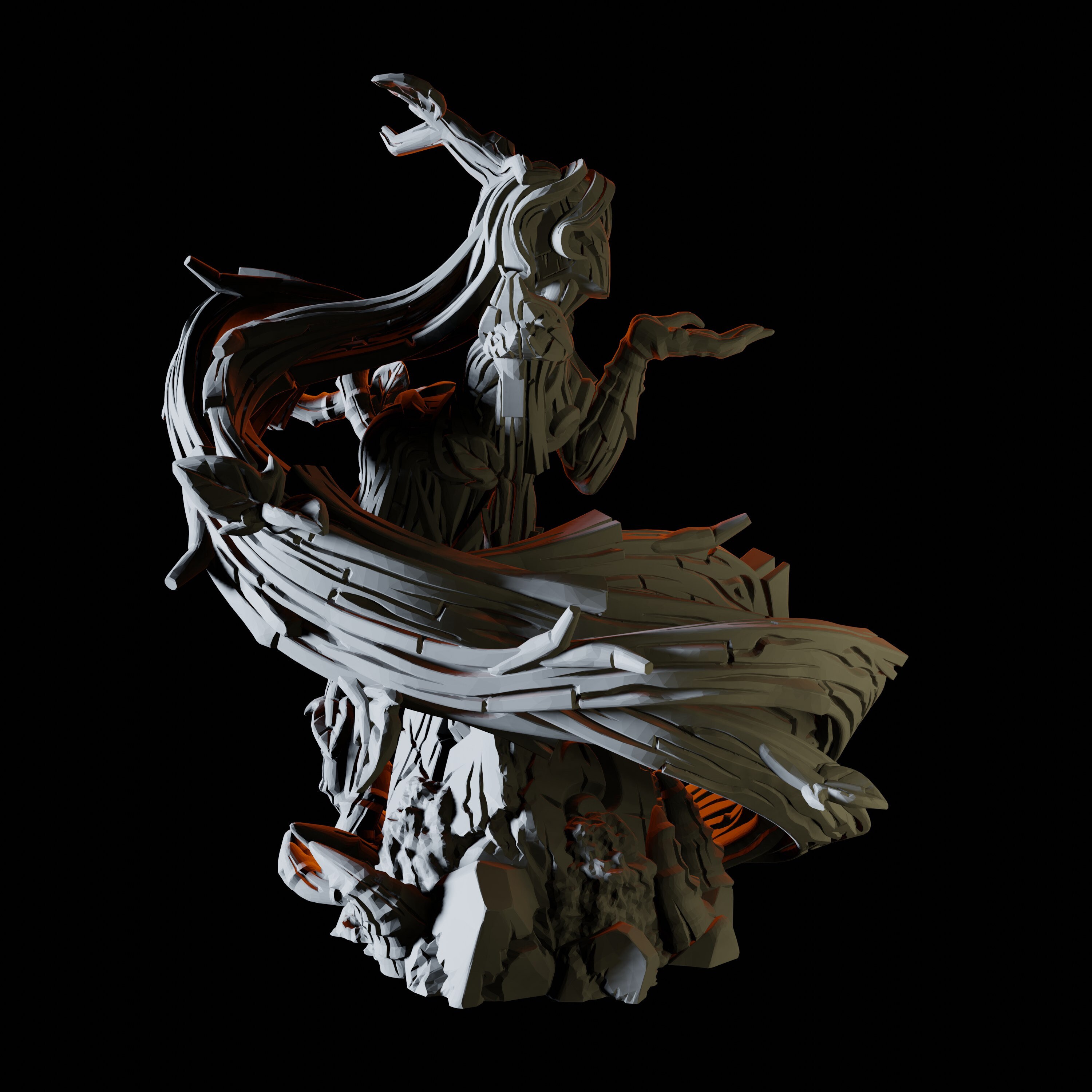 Tree Dryad Miniature for D&D Dungeons and Dragons Pathfinder - Etsy