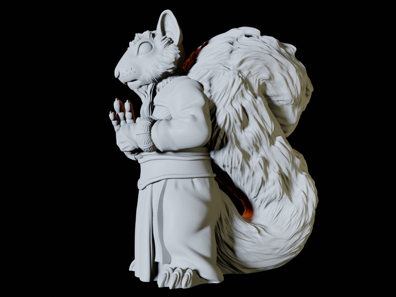 Three Nutchkin Squirrel Monks Miniature for D&D Dungeons and - Etsy UK