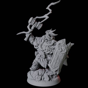 Dwarf General Miniature for D&D, Dungeons and Dragons, Pathfinder and ...