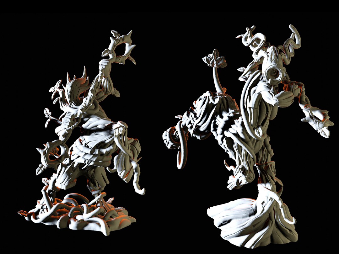Two Plant Centaur Miniatures for D&D, Dungeons and Dragons, Pathfinder ...