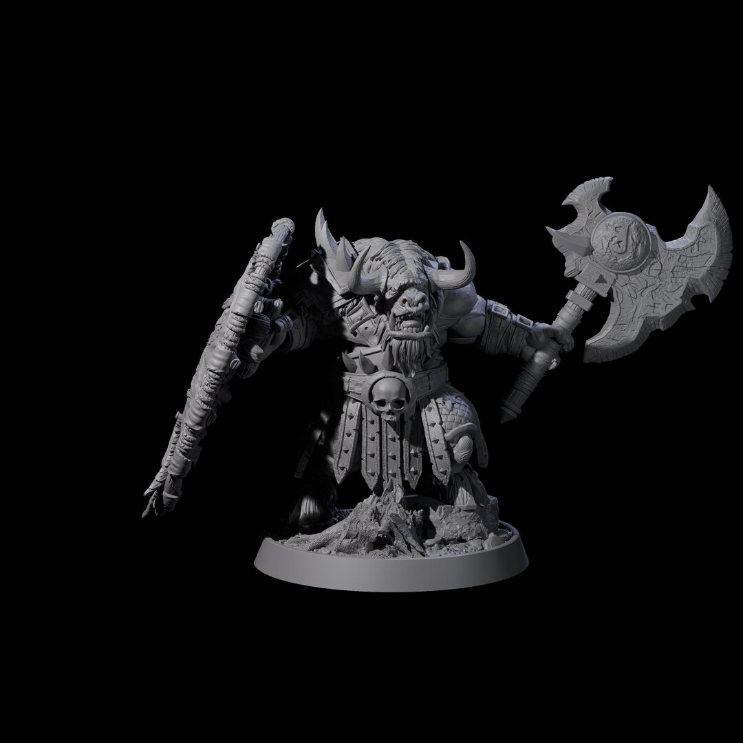 Mythical Maze Minotaur D Miniature for D&D, Dungeons and Dragons ...
